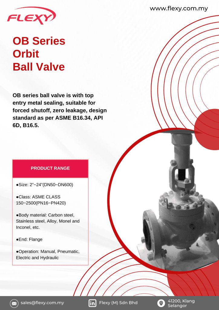 OB Series Ball Valve - Flexy - Industrial Hose, Valves, Fittings and ...