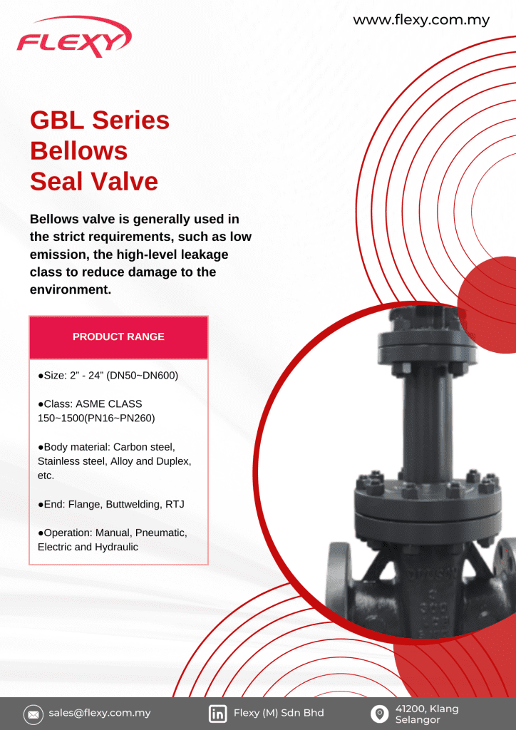 GBL series Bellows seal valve - Flexy - Industrial Hose, Valves ...